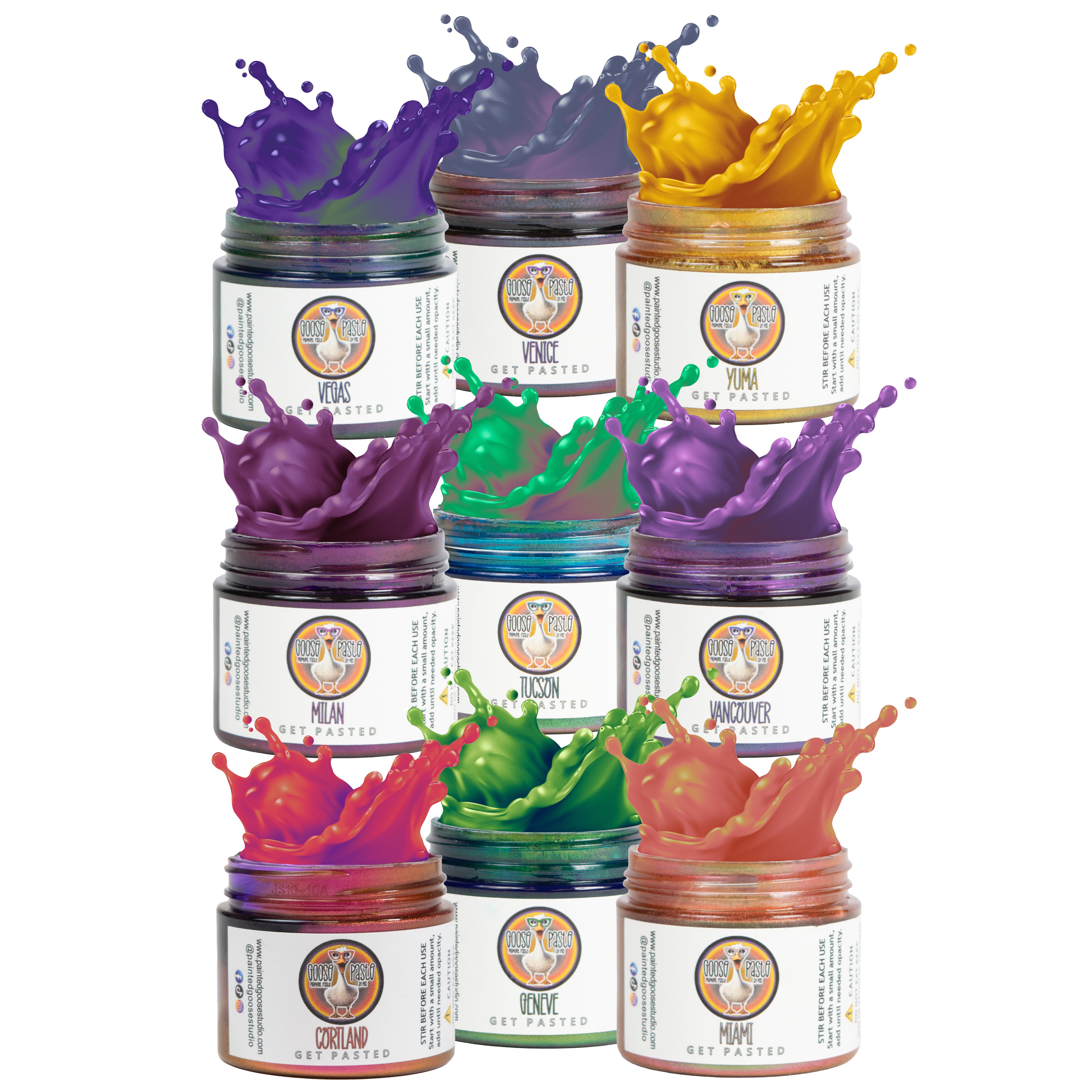 SHIFTY FLOCK™ CHAMELEON FLIGHT | Goose Paste® Opaque Chameleon Shift ...